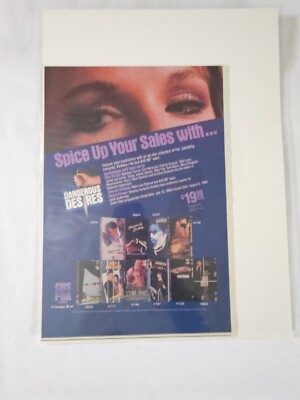 1990, CBS Fox Company Proof Print Ad, Dangerous Desires, 10x12, (BM178 ...