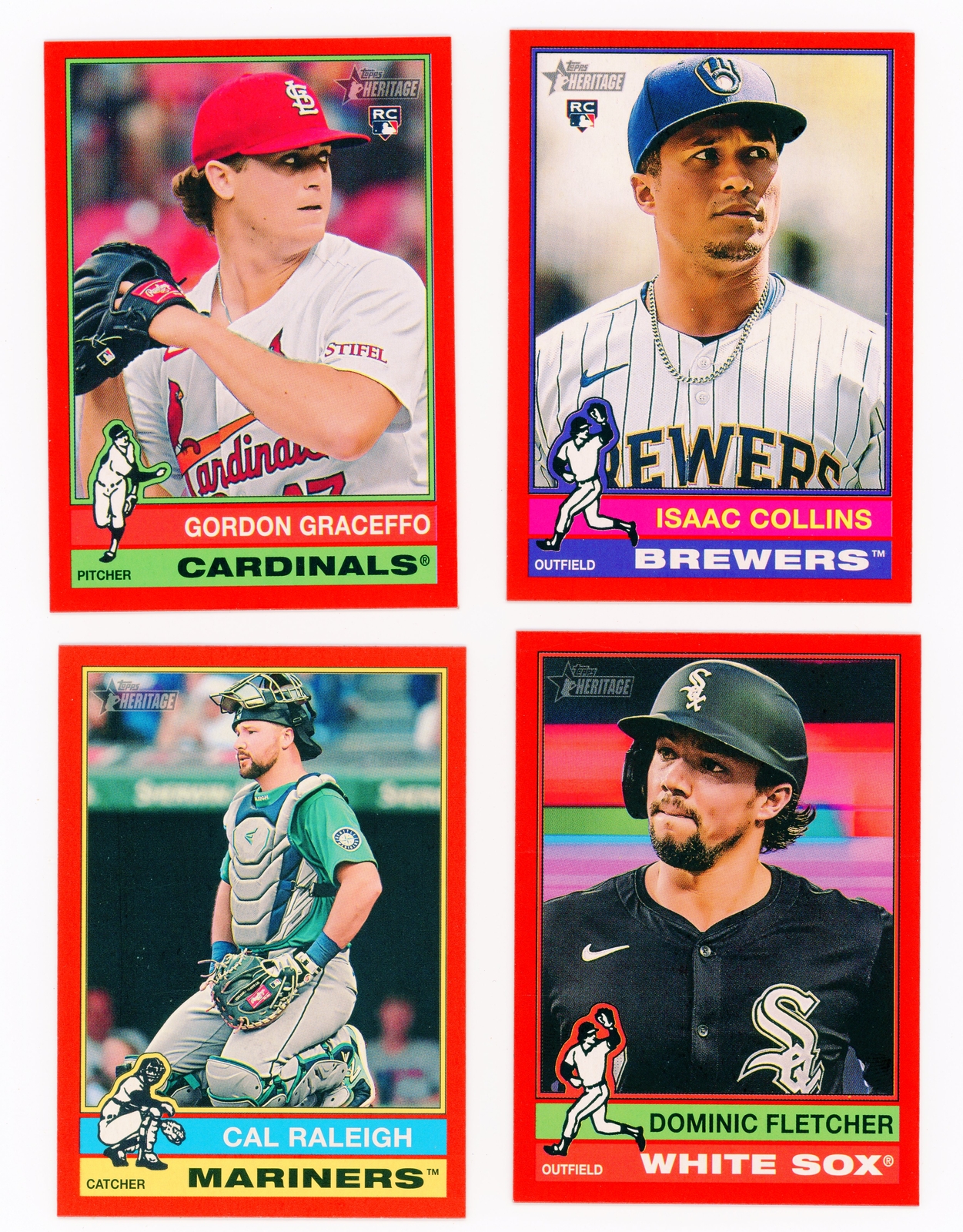 Cal Raleigh 2025 Topps Heritage #472 Red Border Price Guide - Sports ...