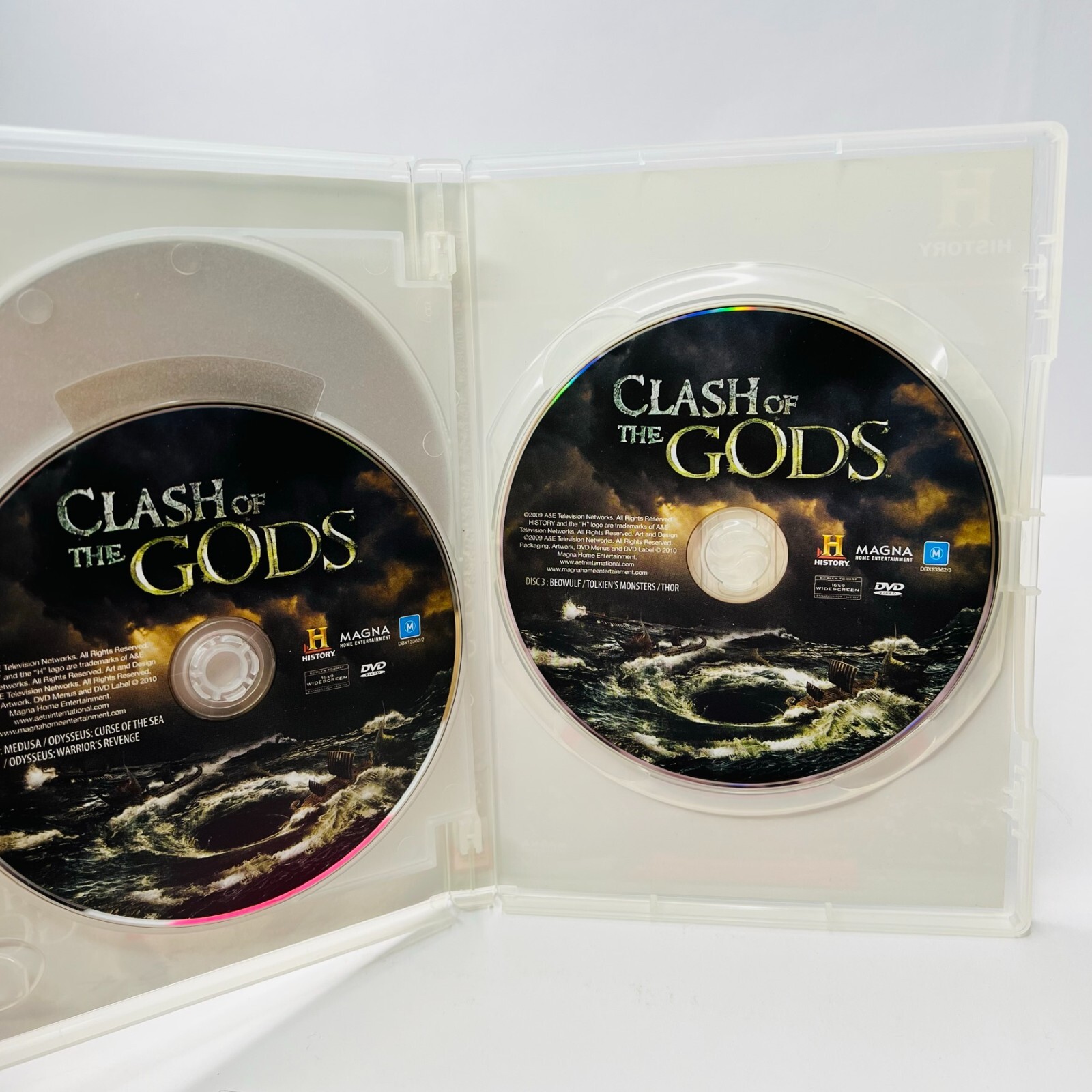 Clash of the Gods Season 1 DVD History Channel Stan Bernard Mythology ...