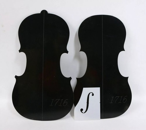 F Hole Stradivari 1716 Violin Neck 4/4 Templet Mold Luthier Making ...