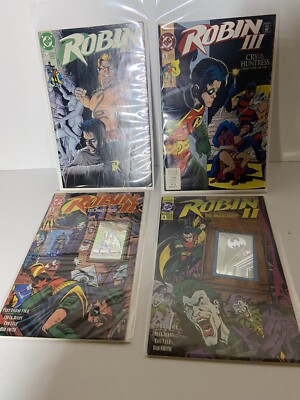 ROBIN 1990s Miniseries 4 Comic Book Lot DC COMICS BATMAN JOKER HUNTRESS ...