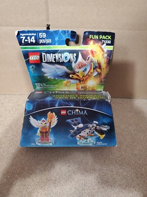 NEW LEGO Dimensions Chima Eris & Eagle Interceptor Fun Pack 71232 ...