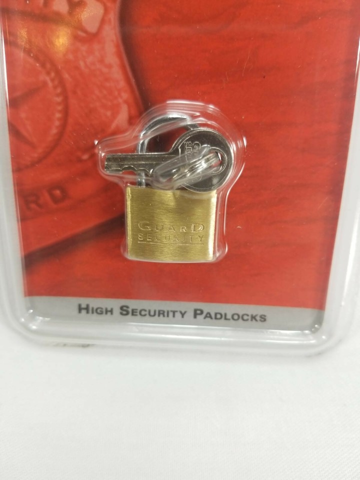 Guard-Security High Security Padlocks 3/4" Brass Strong Steel /3 Keys ...