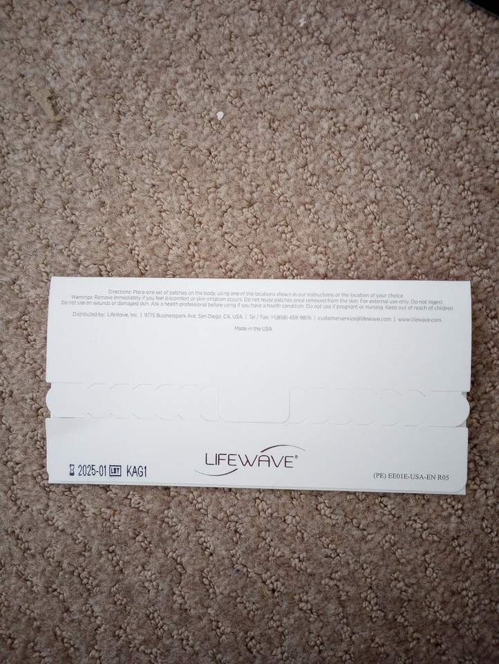 LifeWave Energy Enhancer, 30 Patches Unopened - Exp. 01/25 | eBay