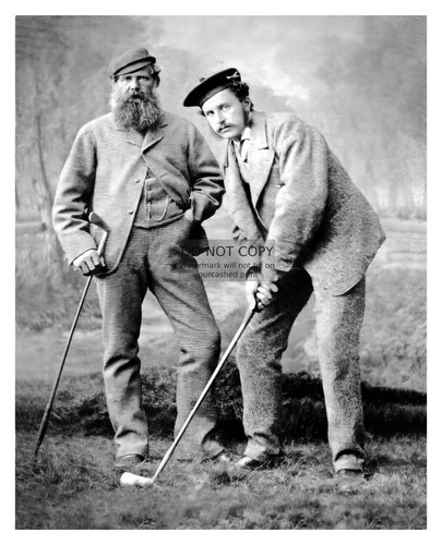 PIONEER GOLFER OLD AND YOUNG TOM MORRIS 8X10 PHOTO | eBay