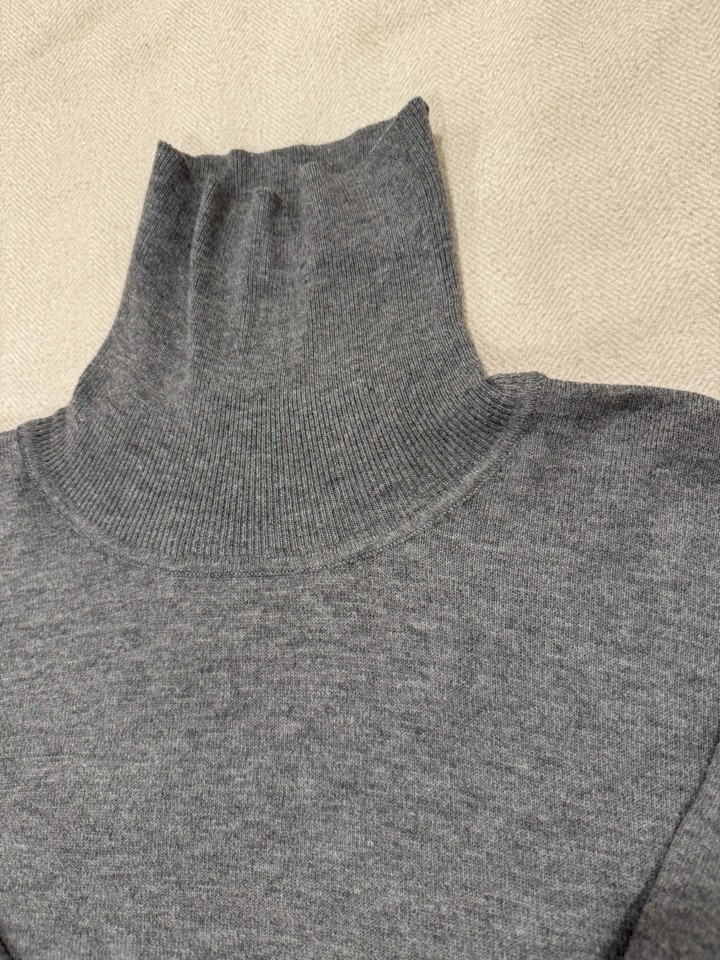 Cozy Knit gray turtle neck | eBay