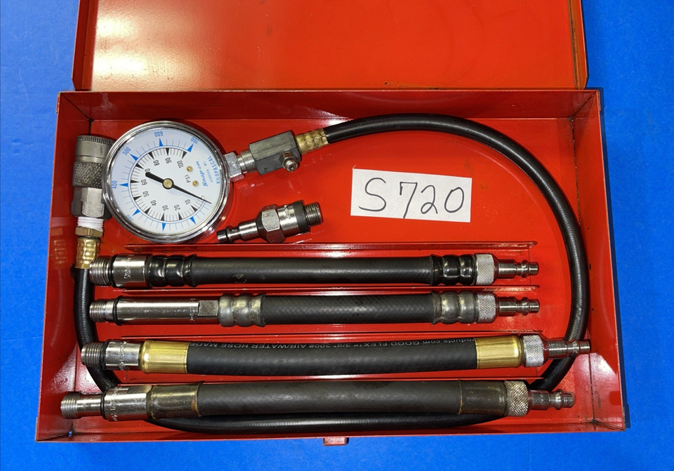 SNAP-ON TOOLS 6 PIECE COMPRESSION GAUGE TEST KIT | eBay