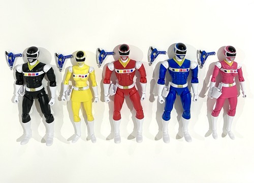 Bandai Power Rangers In Space Legacy Collection Figures Excellent Set 5 ...