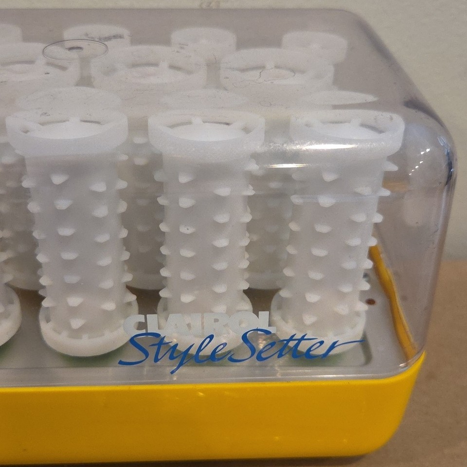 Clairol Style Setter C-14 Hairsetter Hot Rollers Electric Heat Curlers ...