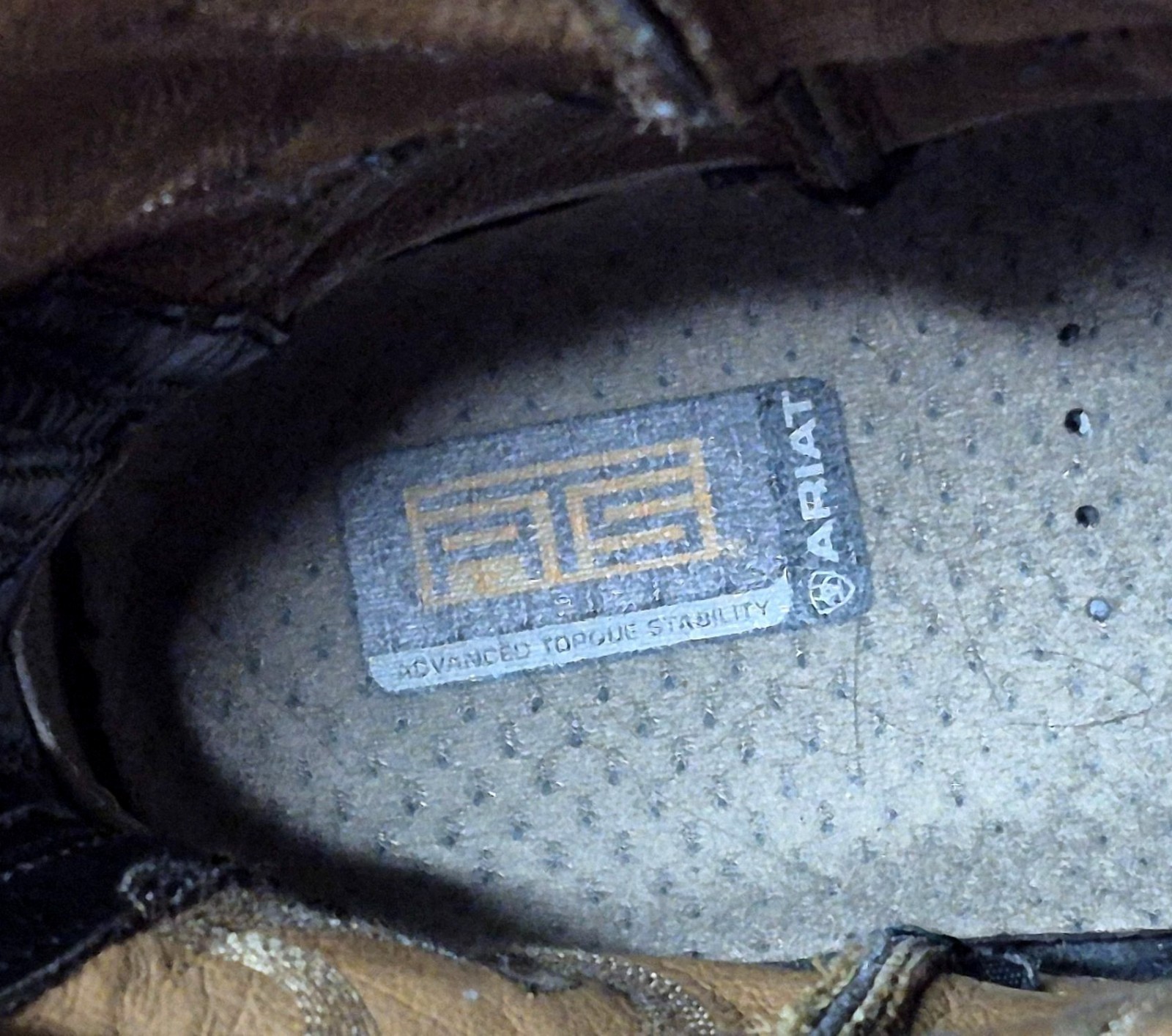 Ariat Cowboy Boots ATS Hotwire Western Square Toe Brown Size 11.5D ...