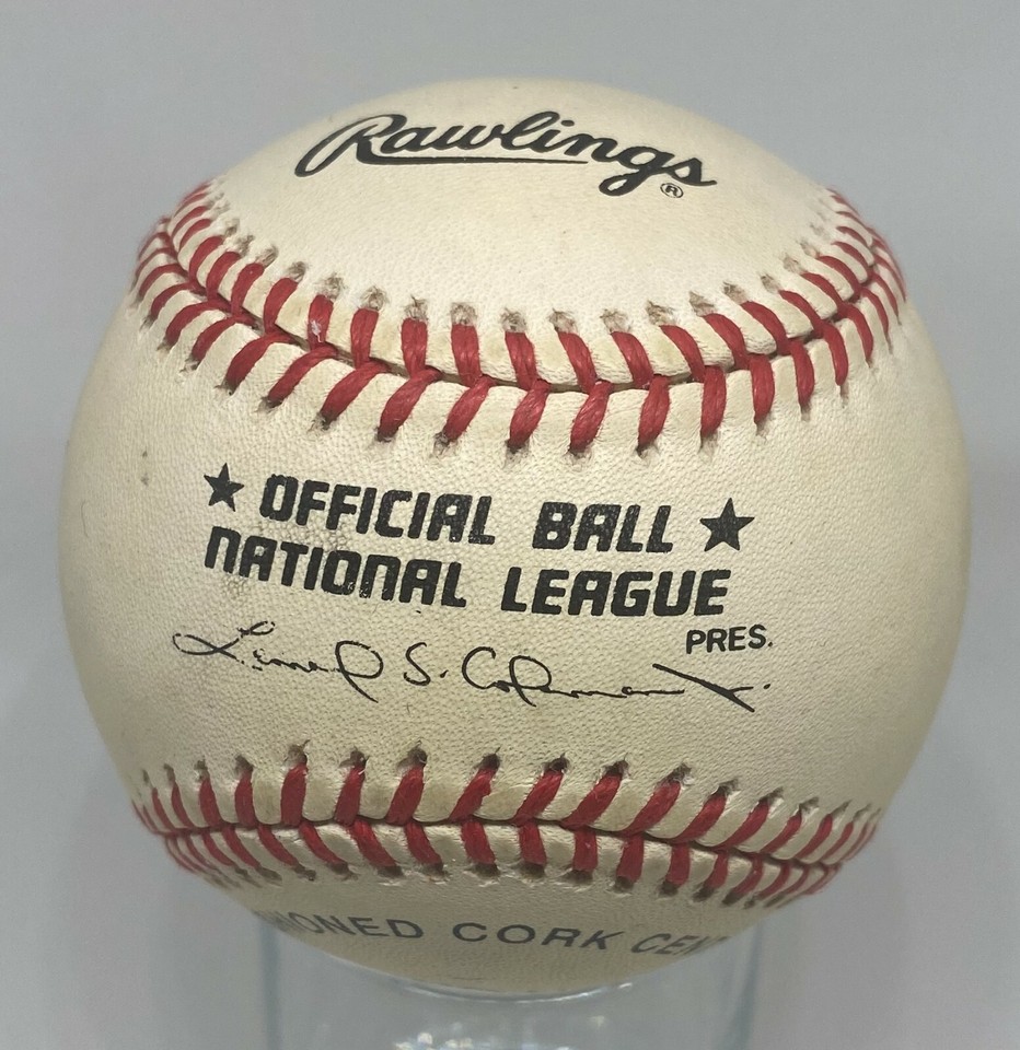 Gary Carter Signed Baseball Full Name Gary Edmund Autographed Mets HOF ...
