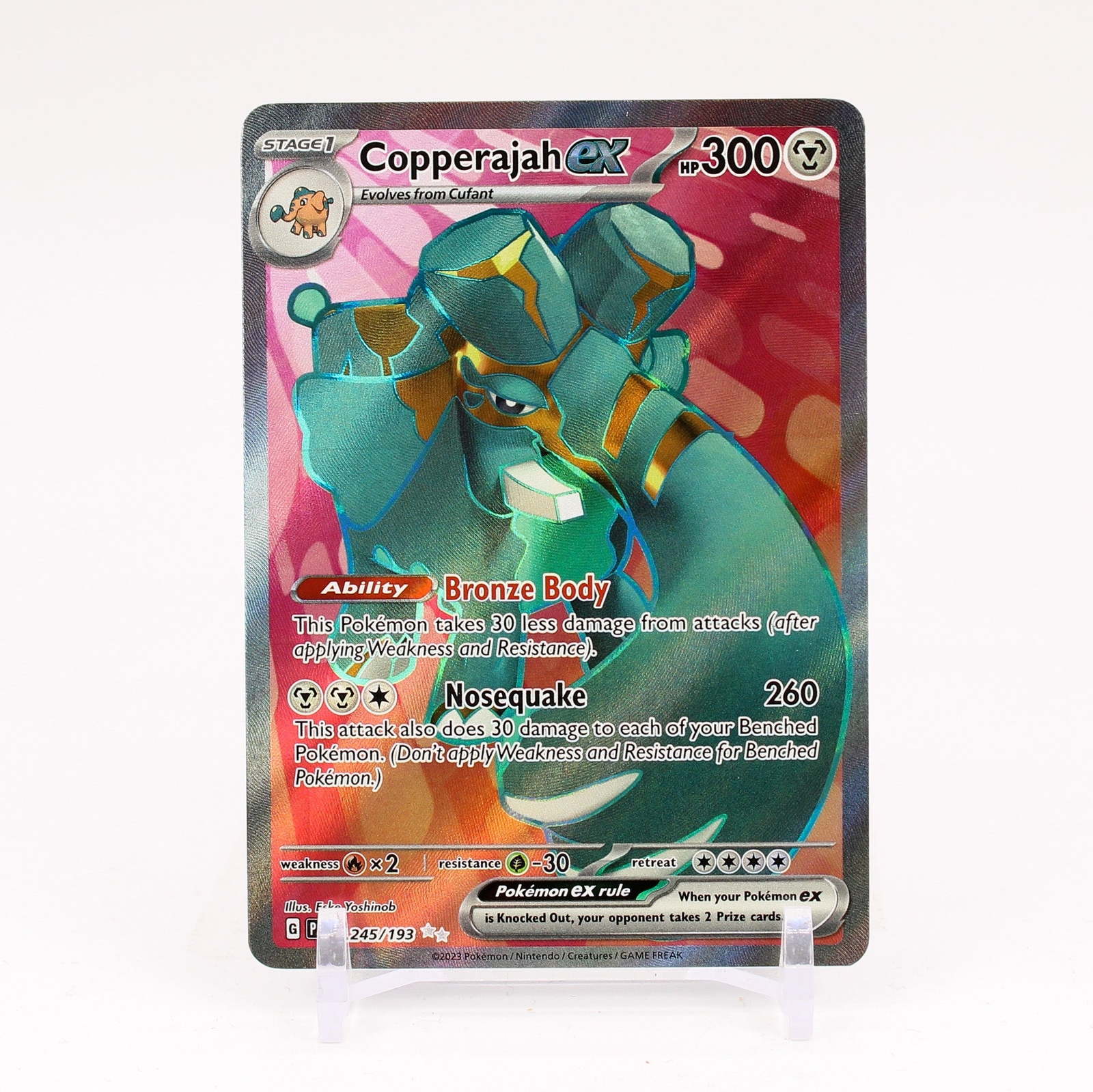 Copperajah ex - 245/193 Paldea Evolved FULL ART Pokemon - NM/MINT | eBay