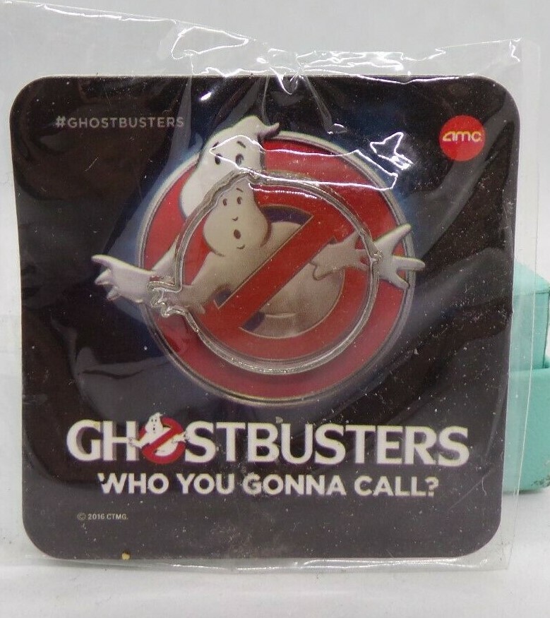 Ghostbusters Promotional Movie AMC Theatres 2016 Pins Buttons Pinback new | eBay