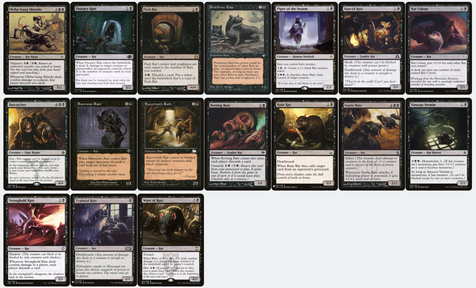 Karumonix, Rat King POISON TOXIC RAT TRIBAL Magic MTG Custom Commander ...