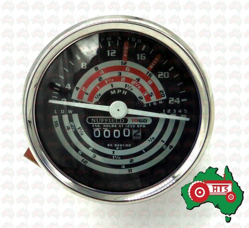 Tractor Rev Counter Clock Tacho Gauge Fits for Nuffield 4/60 MPH | eBay ...