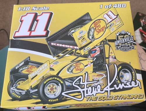 Steve Kinser 2010 1/18 #11 Gold Quaker State Sprint Car - NIB | eBay