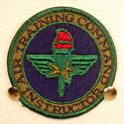 USAF Air Training Command ATC Instructor Subdued Insignia Badge Patch V ...