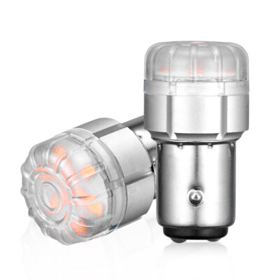 2pcs 1157 LED Turn Signal Brake Reverse Parking Light Bulb 6500K White ...