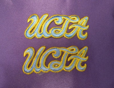 2 University of California, Los Angeles UCLA Patches- Light Blue & Gold ...