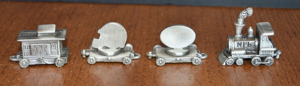 GREEN BAY PACKERS Miniature Pewter Train Set | eBay