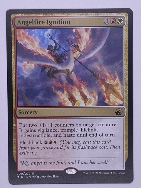 MTG Angelfire Ignition Innistrad: Midnight Hunt 209/277 Regular Rare ...