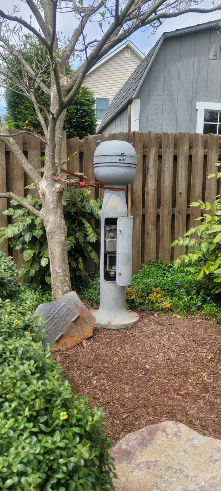 Authentic Pelorus Stand 1950's Binacle Compass Tub Aluminum HELIUM ...