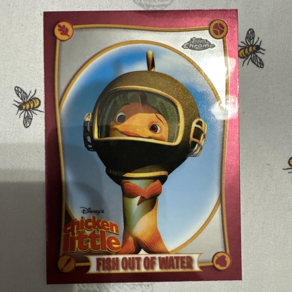 2025 Topps Disney Chrome Chicken Little Fish Our Of Water #CL-4 | eBay