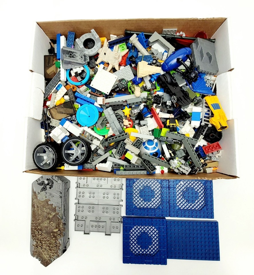 Mega Bloks Bulk 11 Pound Lot Mixed Building Bricks Blocks Plates Pieces ...