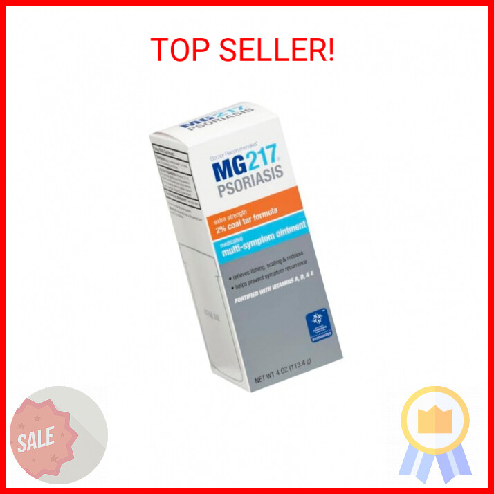 MG217 Multi Symptom Relief 2% Coal Tar Medicated Psoriasis Ointment oz ...