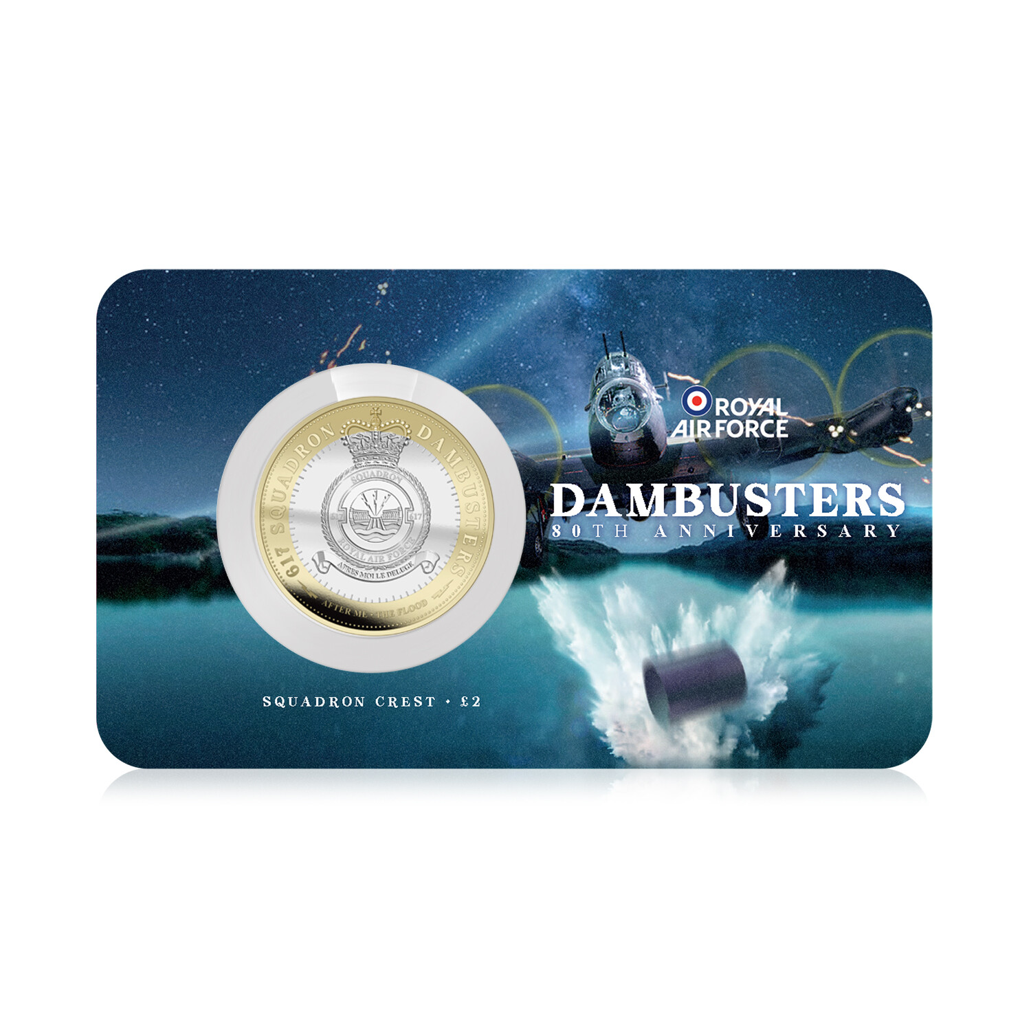 RAF Dambusters 80th Anniversary Royal Air Force Coin £2 BU 2023 ...