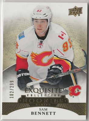 2015 2015-16 Exquisite Collection Rookie #R29 Sam Bennett 102/299 ...