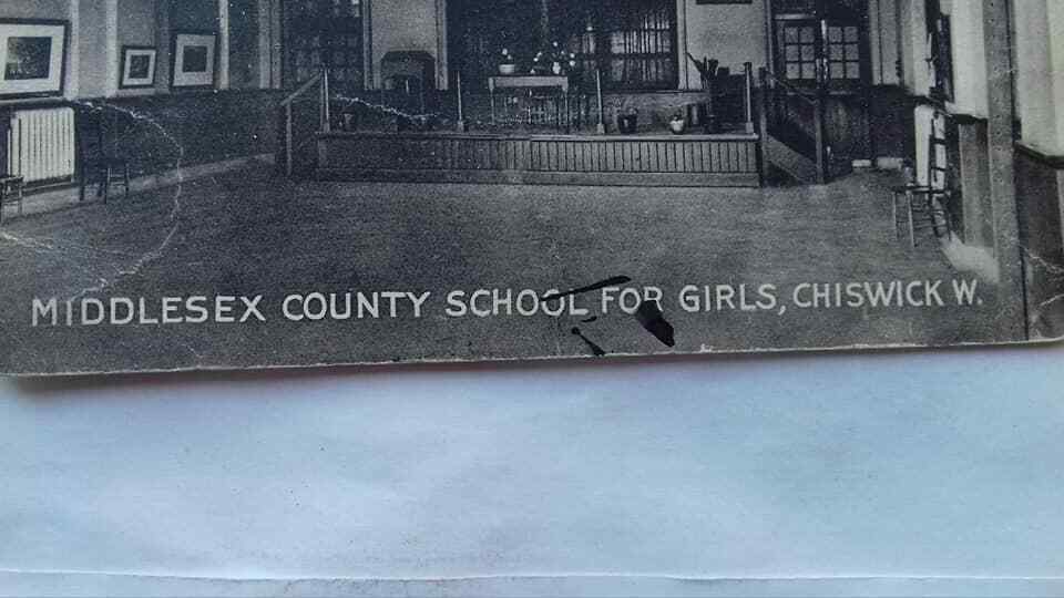 Antique postcard,Middlesex, Harrow County School for Girls,1914-1975 ...