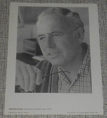 Arthur Hailey - Novelist - 1974 International Portrait Gallery Print | eBay