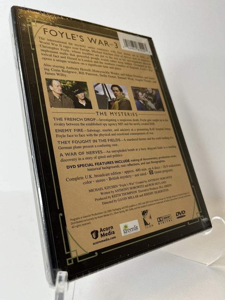 Foyle's War: Set 3 (DVD, 2004) OOP NEW SEALED 54961832293| eBay