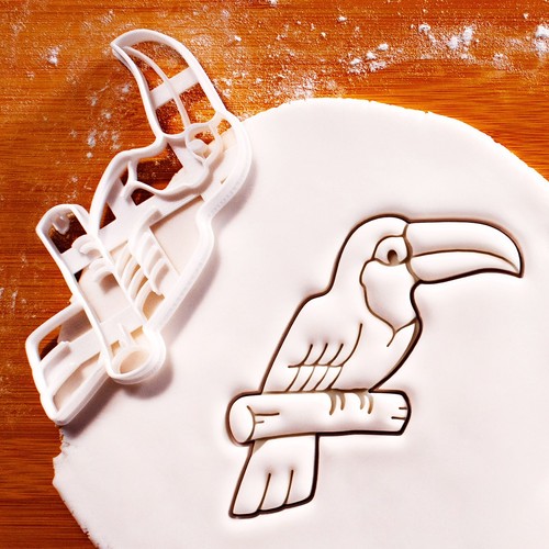 Toucan Bird Cookie Cutter - tropical jungle rainbow bills toco ...
