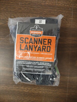 NEW Ergodyne 3132 Barcode Scanner Lanyard Harness - Small - Black | eBay