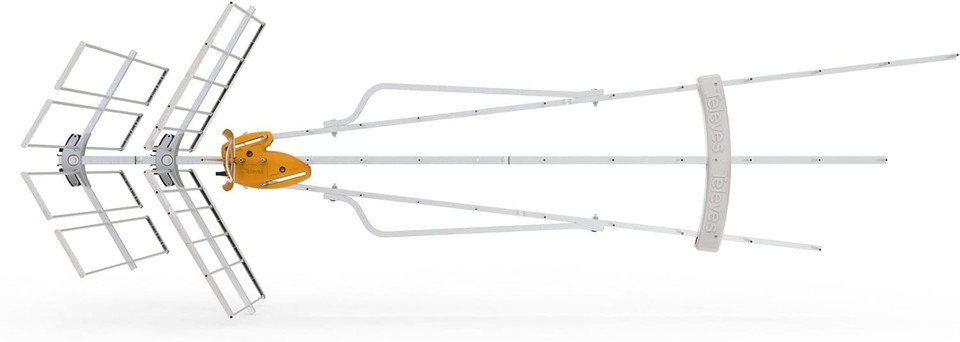 Televes DATBOSS Mix LR UHF High-VHF Long Range Outdoor TV Antenna ...