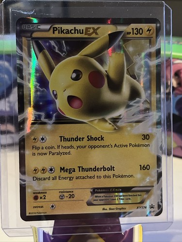 Pokemon TCG Pikachu EX XY174 Black Star Promo LP | eBay