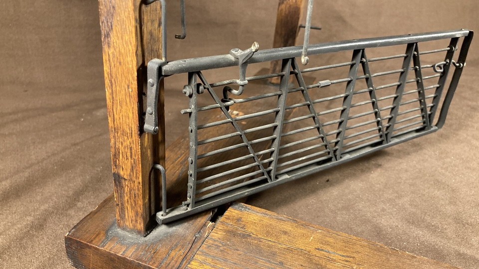 19th Century Salesman Sample Farm Cattle Ranch Automatic Gate Patent ...