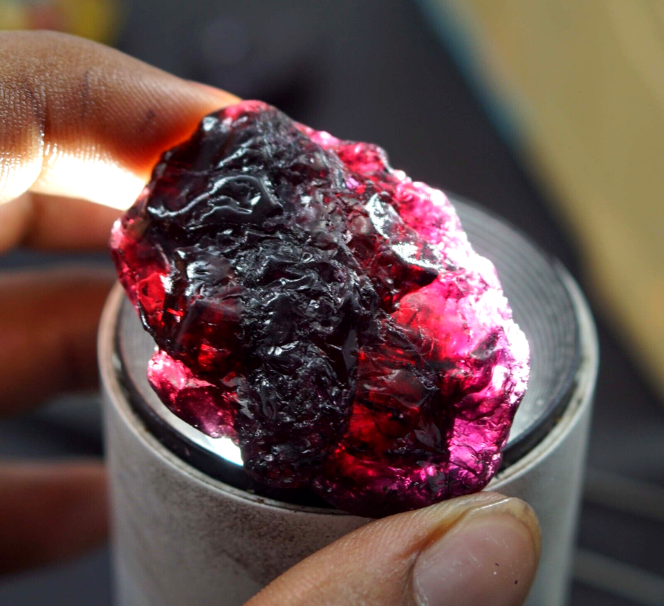 193.80Ct Natural Red Painite Rough Unheated Burmese Facet EGL Certified ...