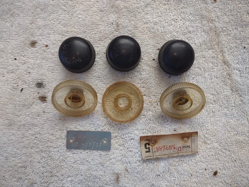 One Set of Antique Tube Radio Knobs - from Majestic Console | eBay
