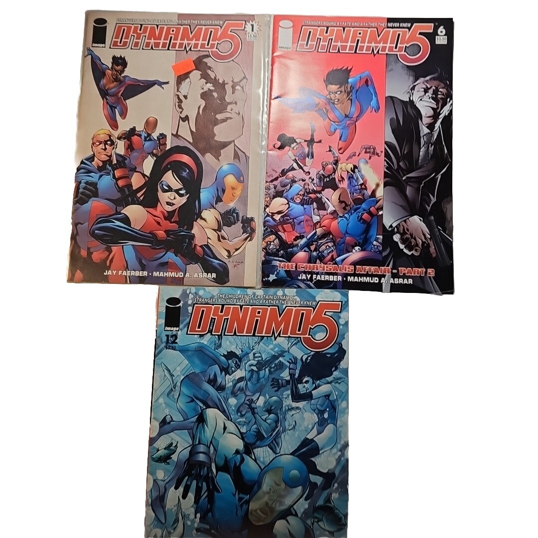 Lot Of 3 Dynamo 5 #1 #6 #12 Image Comics 2007 Bagged And Boarded | eBay