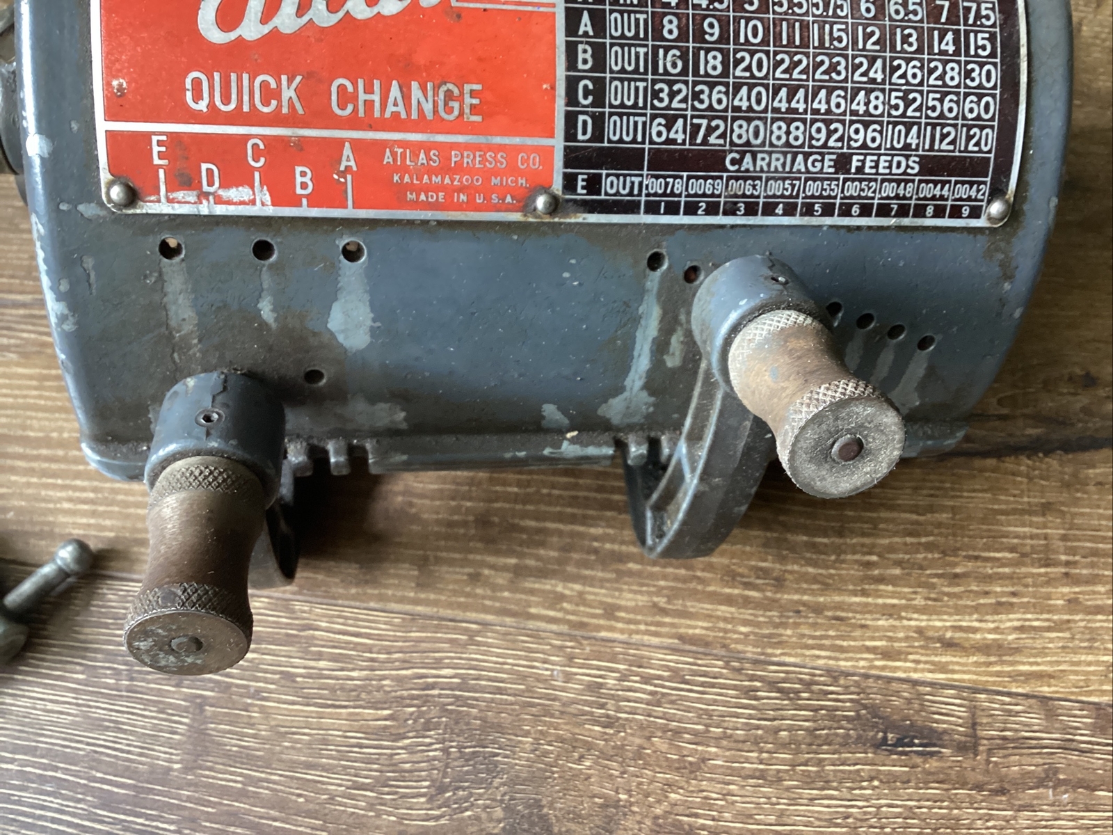 Atlas Craftsman 10” Metal Lathe Quick Change Gear Box Free Ship | eBay