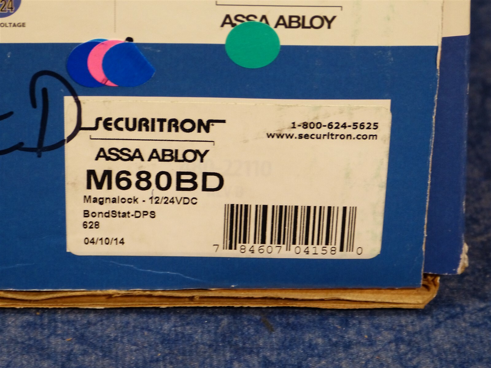 Assa Abloy Securitron M680BD Standard M680 Magnalock w BondSTAT & DPS ...