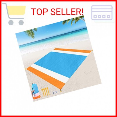 Beach Blanket Sand Proof, Extra Large Beach Mat Outdoor Picnic Blanket ...