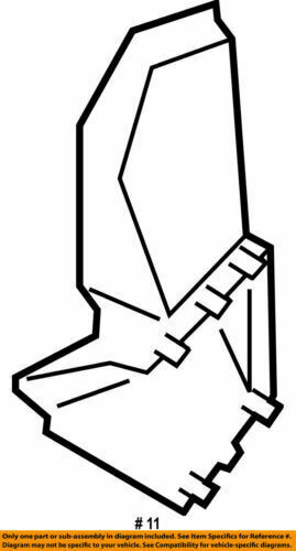 OEM BMW F16 X6 SAC RADIATOR COOLING AIR DUCT RIGHT 51747320264 GENUINE ...