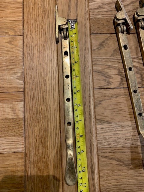 Job Lot vintage brass window stays & fasteners Salvage | eBay UK