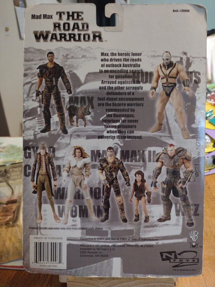 Mad Max The Road Warrior Series 1 Gyro Captain Action Figure N2Toys WB ...