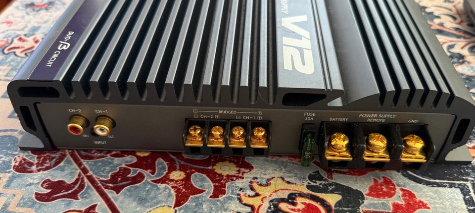 Alpine V12 MRV-T500 2 Channel Old School Car Amplifier - Rare Quality Amp! | eBay