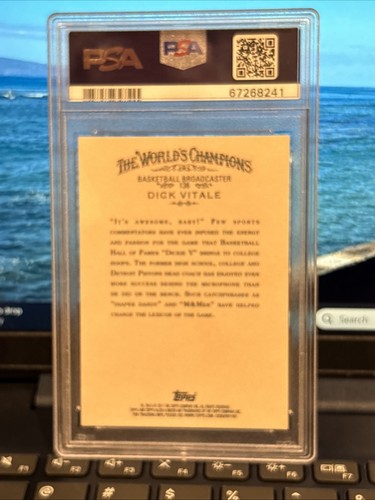 WELCOME BACK DICKIE V: 2011 Topps Allen & Ginter PSA 10 DICK VITALE ...